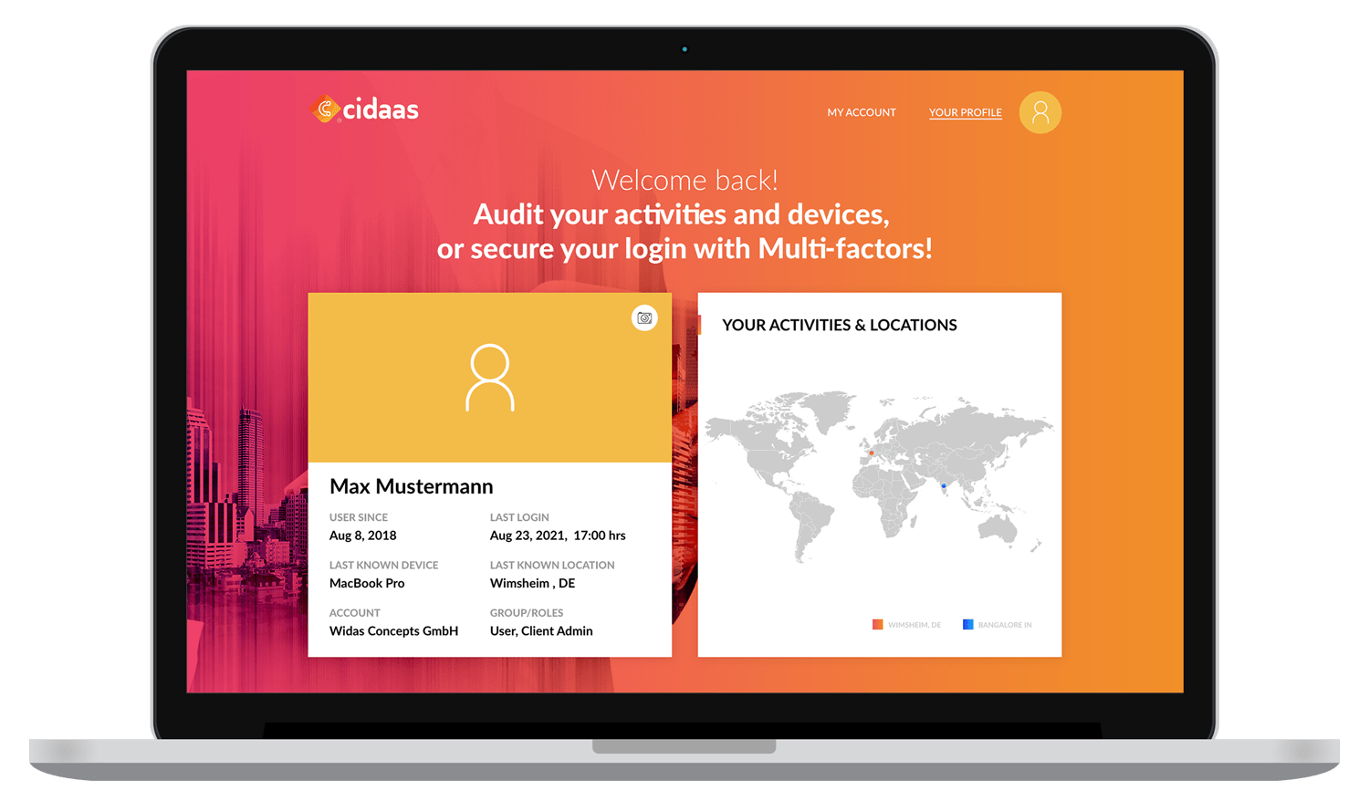 Demo - cidaas by Widas ID